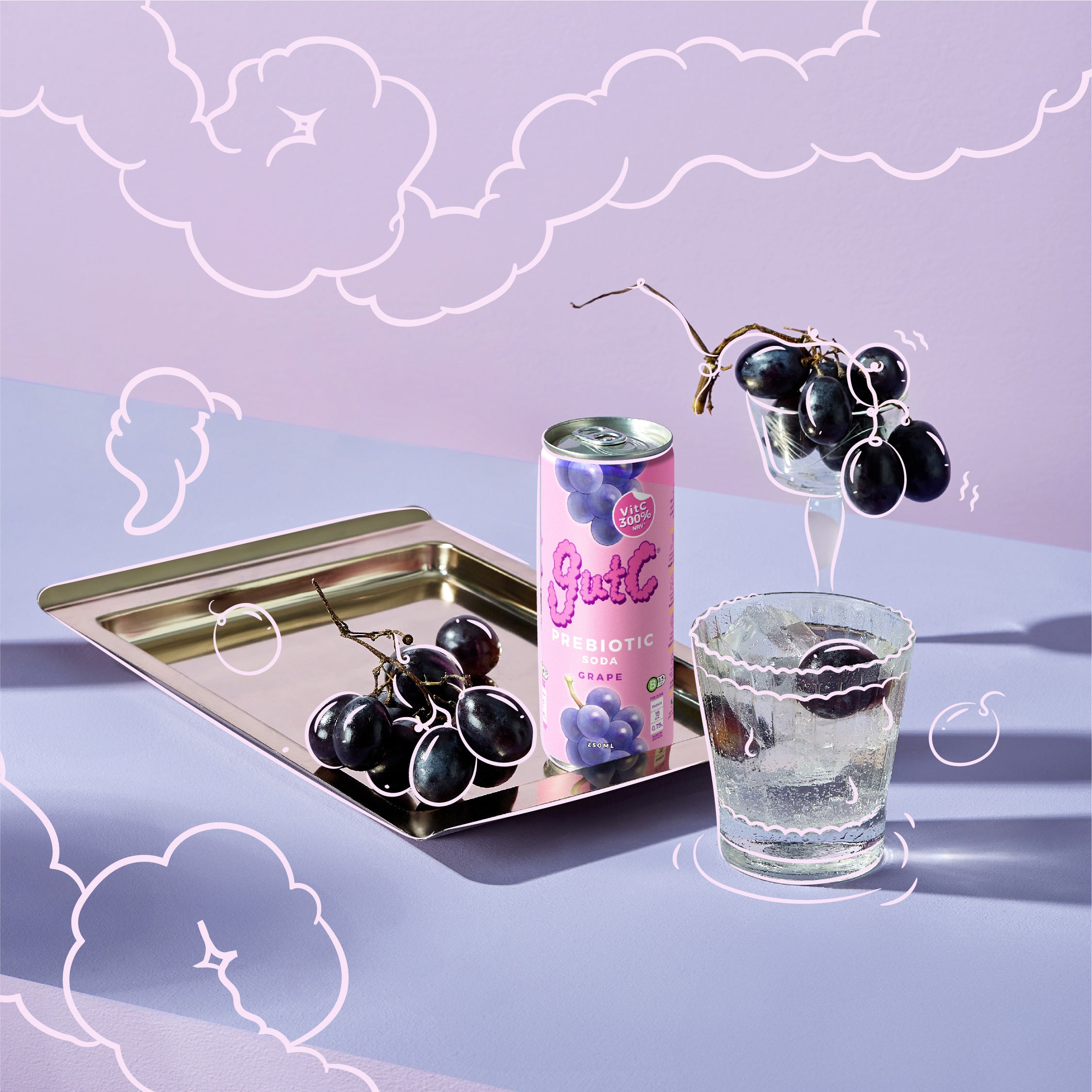 gutC Grape (12 x 250ml) – The Tapping Tapir Sdn Bhd