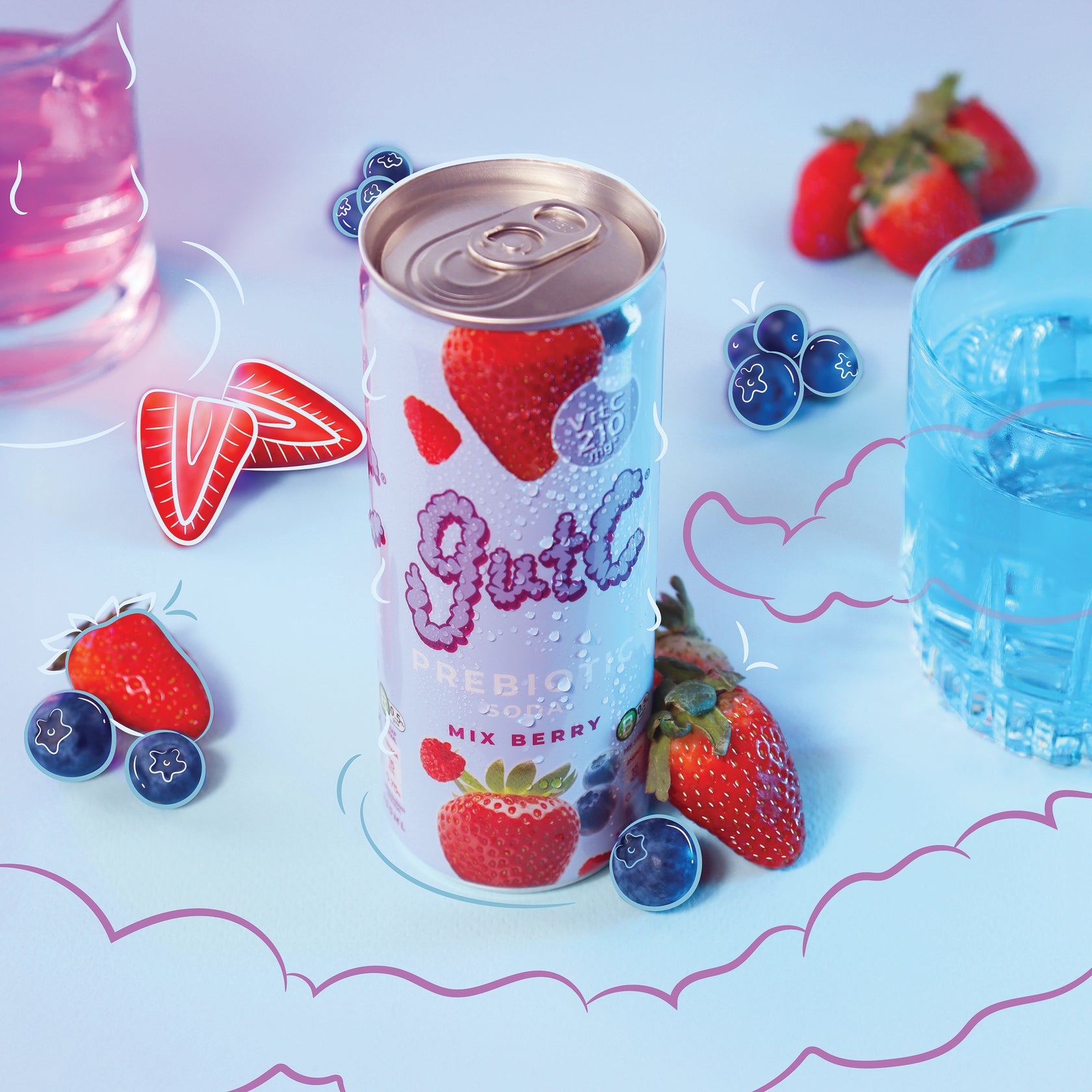 gutC Mix Berry (12 x 250ml) – The Tapping Tapir Sdn Bhd